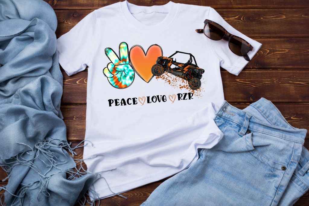 Peace Love Rzr Sublimation Png